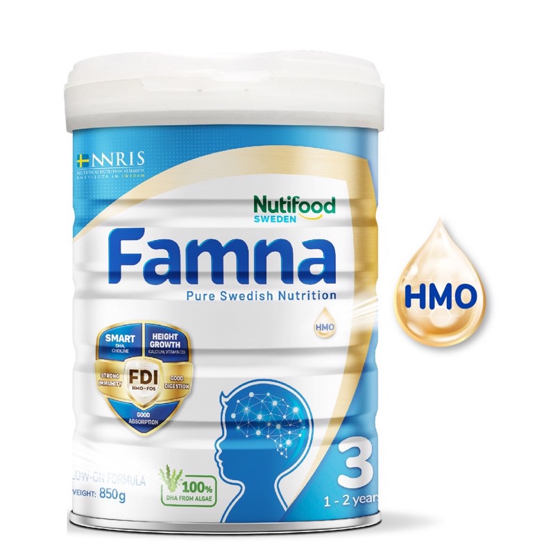 Sữa Bột FAMNA Step 3 Từ 1-2 Tuổi Lon 850g- Bé Cao Lớn Thông Minh ...